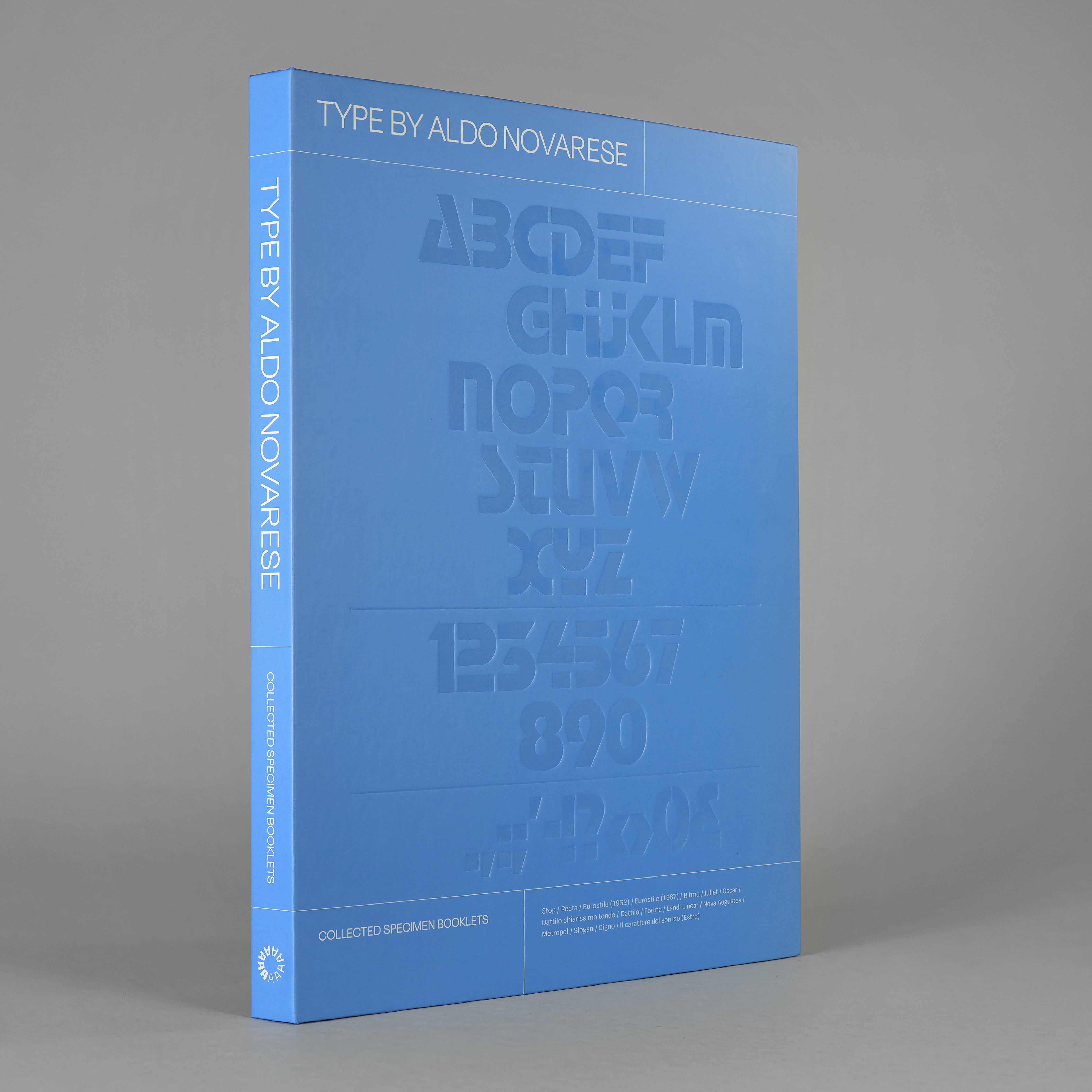 Type by Aldo Novarese: Collected Specimen Booklets – Draw Down