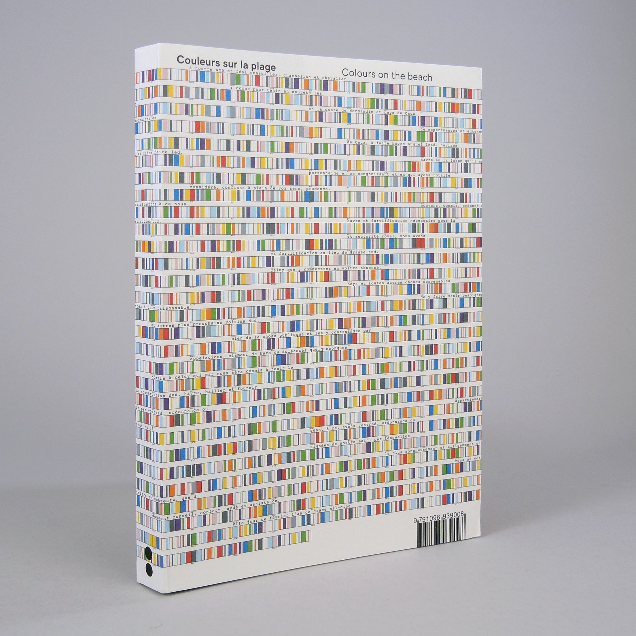 (Karel Martens) Colours On the Beach – Draw Down