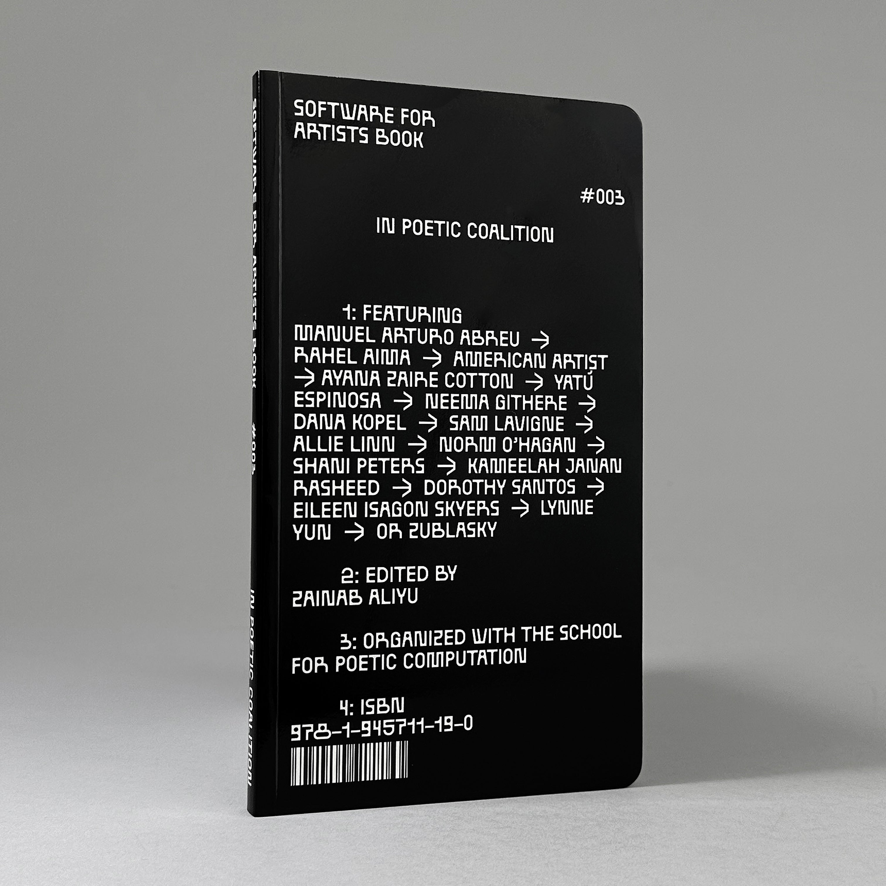 Software for Artists Book: School(s) for Poetic Computation – Draw Down