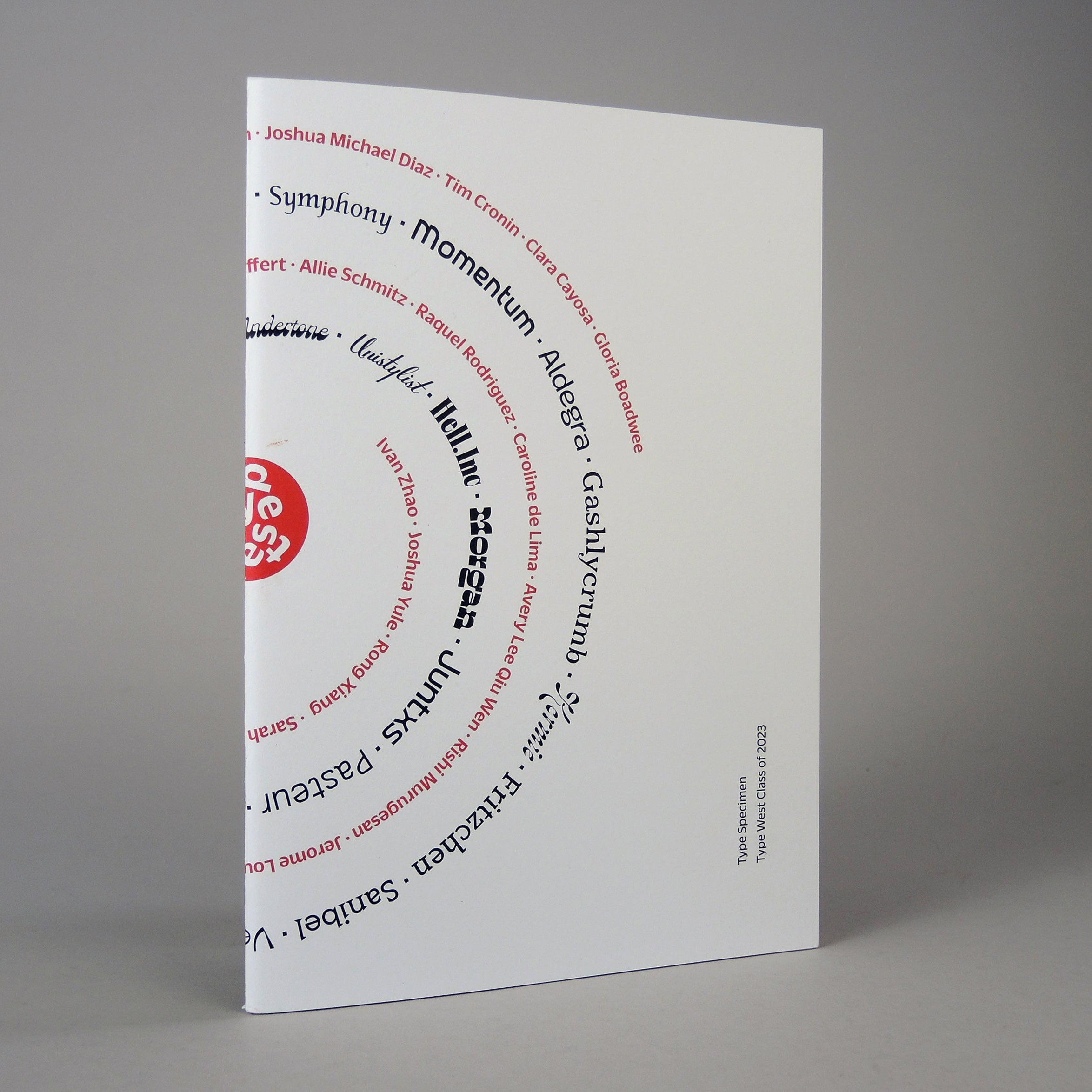 Type West Class of 2023 Type Specimen – Draw Down