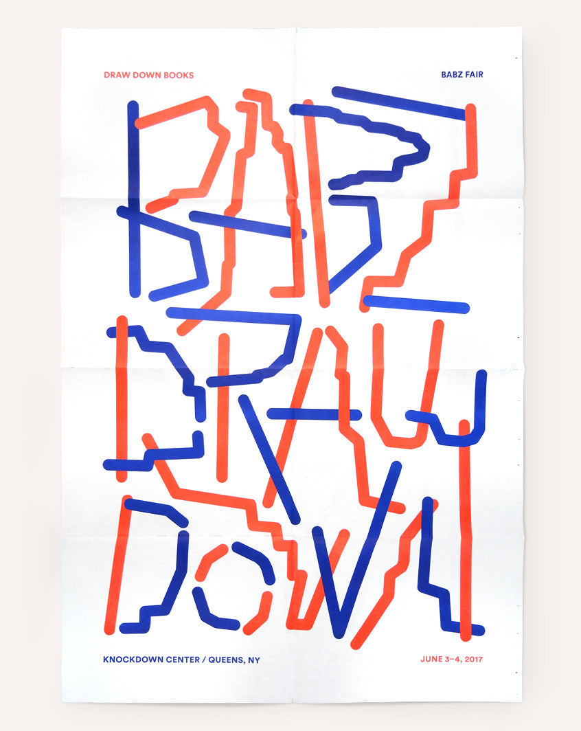 BABZ Les Livres Poster (2017) – Draw Down