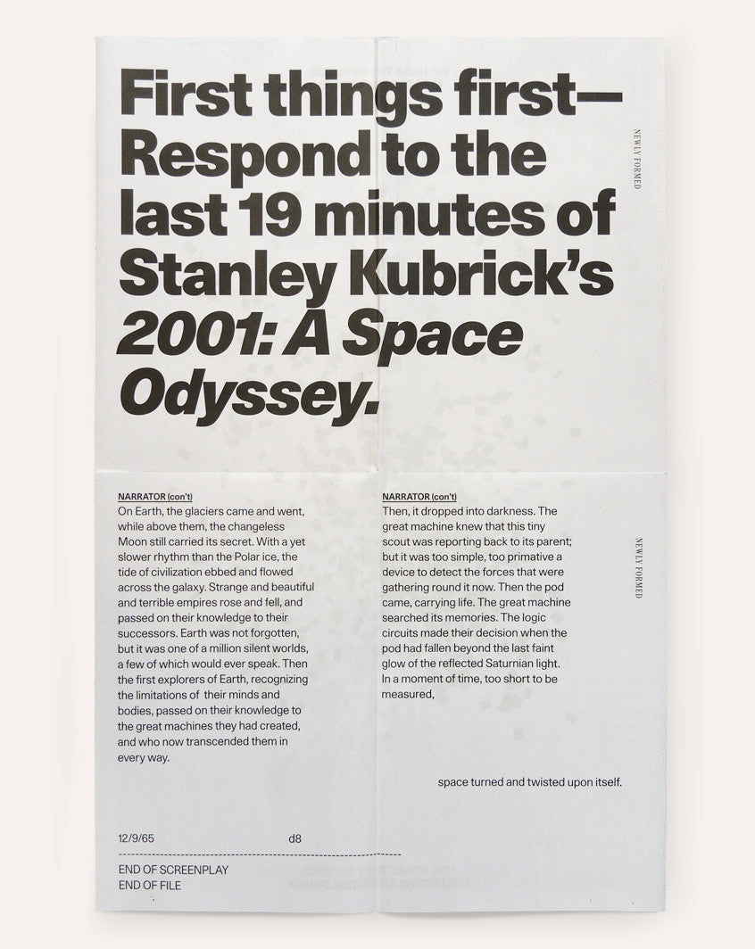 Newly Formed, First Things First – Draw Down