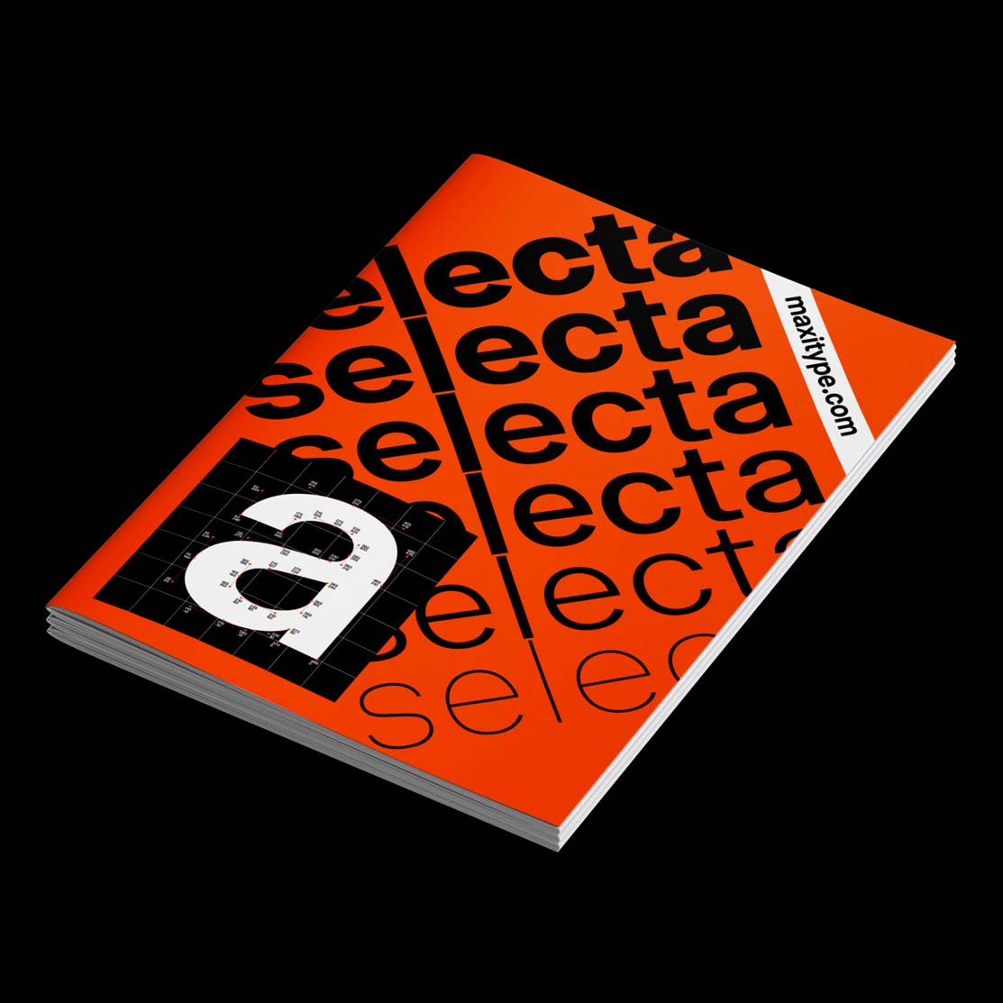 Selecta Type Specimen – Draw Down